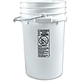 Amazon.com: Letica 7 Gallon HDPE Bucket, White : Health & Household