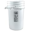 Letica 7 Gallon HDPE Bucket, White in Kuwait | Whizz Buckets