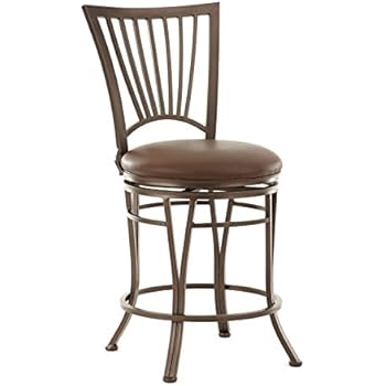 Amazon.com: Steve Silver Company Bali Swivel Counter Chair, 19" W x 17 ...