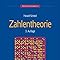Zahlentheorie: Amazon.de: Scheid, Harald: Bücher
