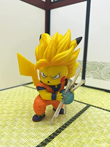 DBZ Anime Action Figure Pika-Choo Pika Figurine Cosplay Goku Figure ...