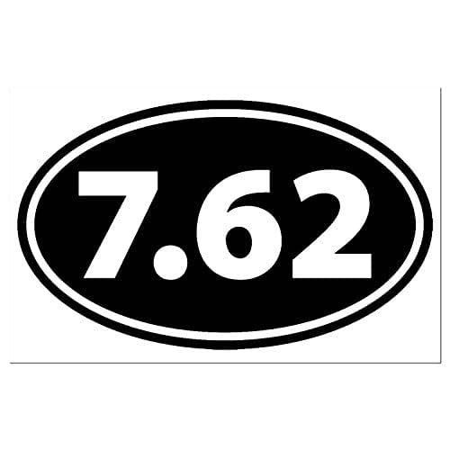 Amazon.com: 7.62 Decal Bullet Gun Rifle Euro style Vinyl Decal Custom ...