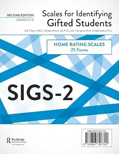 Scales for Identifying Gifted Students (SIGS-2): Home Rating Scale ...