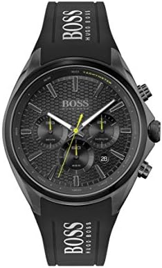 Hugo Boss Men's Analog Quartz Watch with Silicone Strap 1513859 price ...