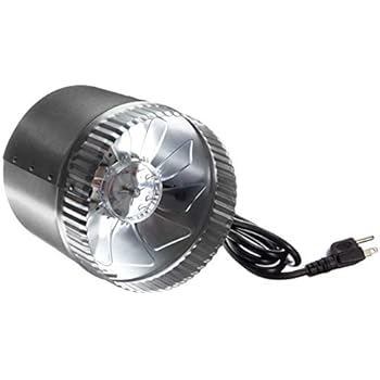 Amazon.com: SUNCOURT INC CECOMINOD070233 in-Line Duct Air Booster Fan ...