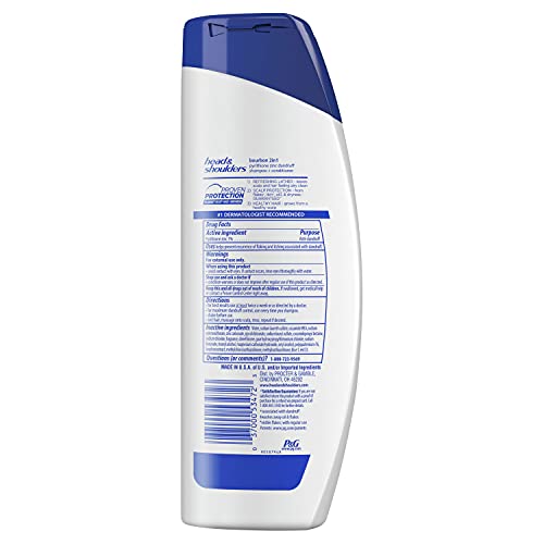 Head and Shoulders Shampoo for Men, Men Advanced Series Bourbon 2-in-1 ...