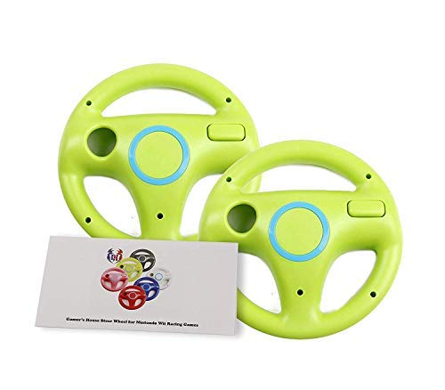 Buy GH Mario Kart 8 Steering Wheel Compatible with Nintendo Wii (Yoshi ...