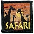 Amazon.com: Safari Iron On Patch Jungle Wild Animal Kingdom Trip ...