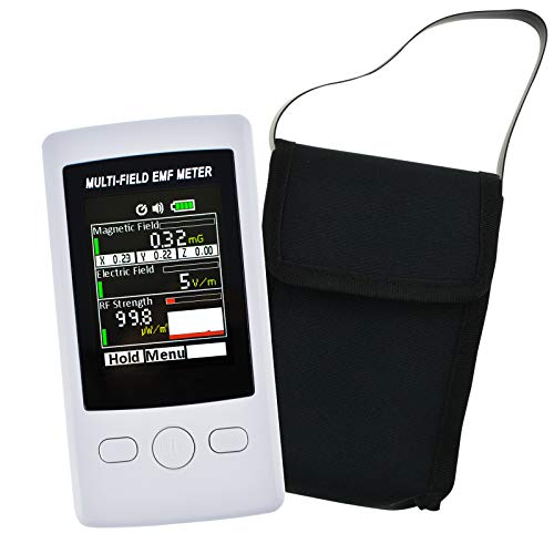 Multi-Field EMF Meter Pocket ELF RF Gauss Meter 2000mG Electromagnetic ...