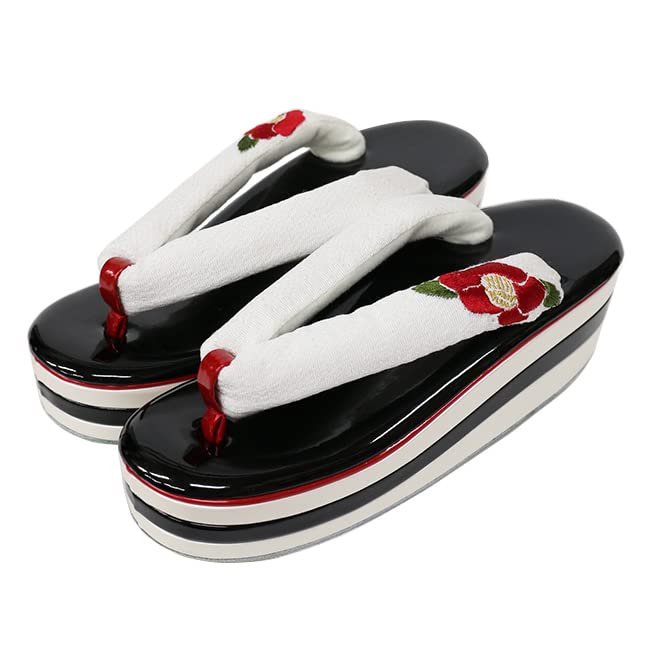Mua kimonocafe Furisode Zori Sandals, Two-tone, Camellia, Embroidered ...