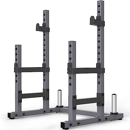 PASYOU SR30 Adjustable Squat Rack, Heavy Duty Barbell Rack Stand ...