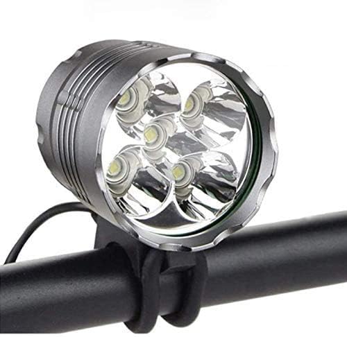 SSU Bike Light, 6000 Lumen 5 LED Bicycle Headlight, Waterproof Mountain ...