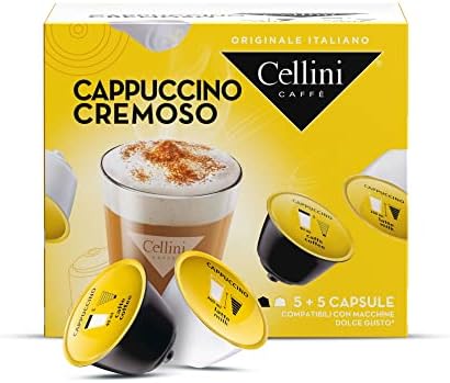 Cellini Coffee Capsules, Cappuccino Cremoso Flavoureed Coffee Capsules ...