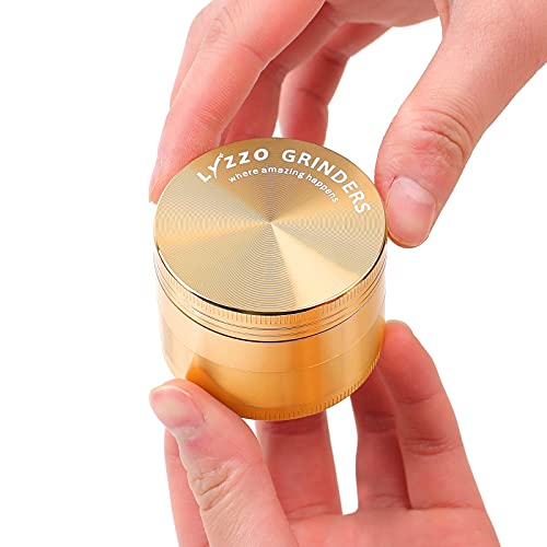LYZZO 4 Piece 2" Spice Herb Grinder (Golden) | Pricepulse