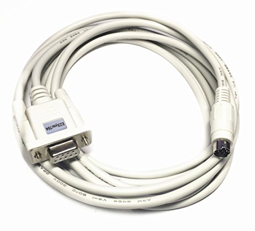RS232 DB9 to Mini DIN Adapter Cable for Allen Bradley Micrologix PLC ...