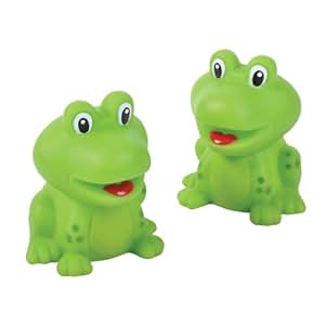 Amazon.com : 12 ~ Rubber Frogs ~ Approx. 2" ~ New ~ Bath Toys, Squeak ...