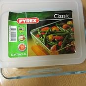 Pyrex Rectangular Dish with Plastic Lid, 1.5L: Amazon.co.uk: Kitchen & Home