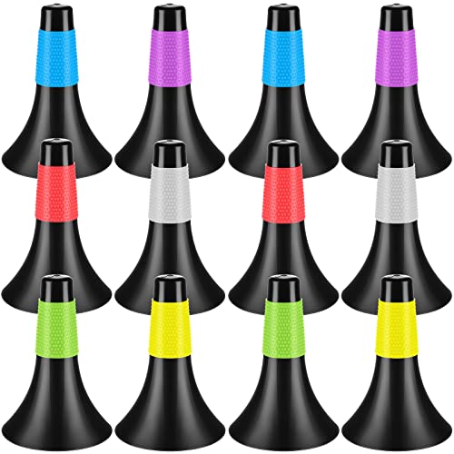 Tuanse 12 Pack Agility Training Sport Cones 9 Inch Flexible Marker ...