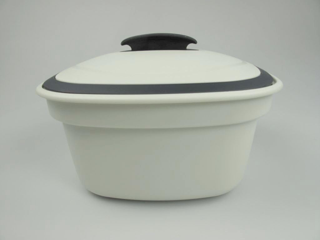 Tupperware Thermo-Duo Siebservierer 2,5 L grau weiß C135 Sieb Servierer ...