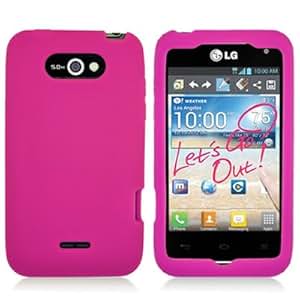 Amazon.com: EMAXCITY Brand Soft Silicone HOT PINK Skin Cover Case for ...