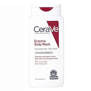 CeraVe Eczema Body Wash | 10 Ounce | Dry Skin Relief & Eczema Treatment ...