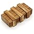 Amazon.com: Bits and Pieces - Stash Your Cash Secret Puzzle Box Brainteaser - Wooden Secret ...