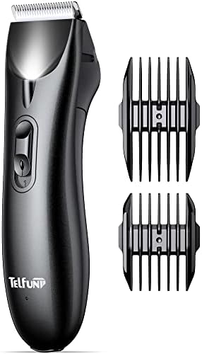 Telfun Body Trimmer for Men, Electric Groin Hair Trimmer, Replaceable ...