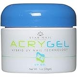 Amazon.com : STAR NAIL AcryGel Strengthening Powder Clear 1.6 oz ...