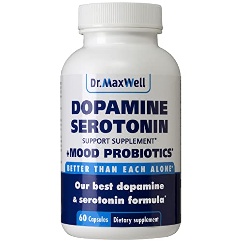 Serotonin and Dopamine Supplements with Mood Probiotic, 5in1 Supplement ...