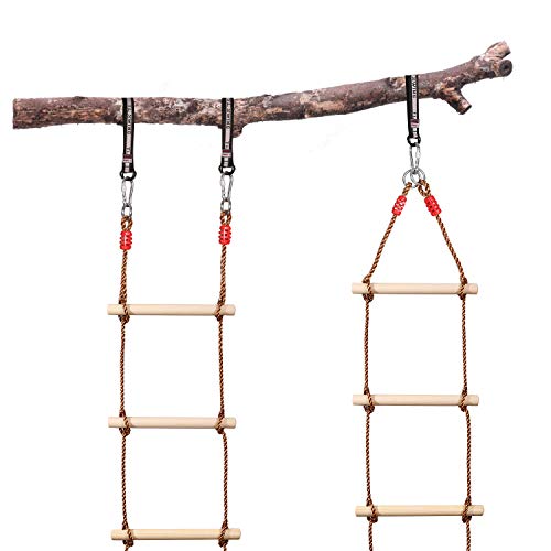 Domaker Climbing Rope Ladder for Kids,Climbing Ladder,Hanging Rope ...