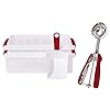Gorilla Grip Ice Bucket Kit and Spring Scoop, Stackable Ice Cube Tray ...