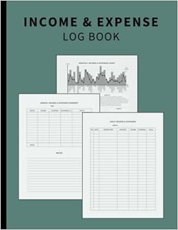 Income and Expense Log Book: Accounting and Bookkeeping Ledger Book for ...