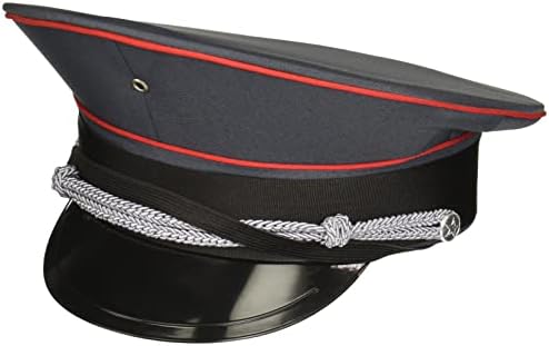 Men's Deluxe Military Captain Hat (60 cm, Grey) price in Saudi Arabia ...