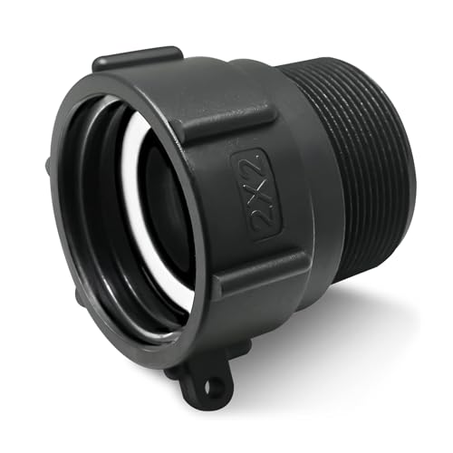 IBC Tote Adapter 2" Female Buttress to 2" Male NPT Standard Pipe Thread ...