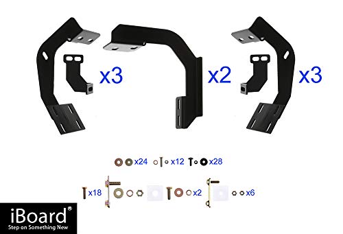 APS iBoard (Silver 6 inches Wheel to Wheel) Running Boards Nerf Bars ...