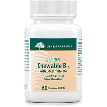 Amazon.com: Genestra Brands - Active Chewable B12 with L-Methylfolate ...
