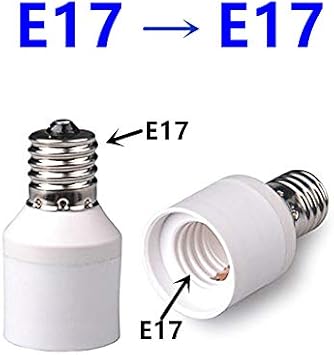 Amazon | 口金変換 アダプター E17口金延長アダプター E17-E17電球 ソケット 口金 照明補助器具 (E17-E17, PC+銅) | SUPCF | 口金変換アダプタ 通販