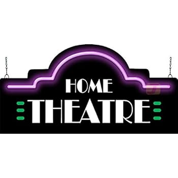 Amazon.com: Home Theater Now Playing LED Neon Sign - Light Sign: Home ...