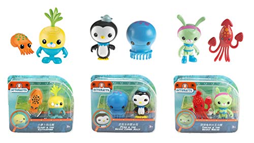 Octonauts Fisher Price Rescue Figure & Sea Creature Pack - Set of 3 ...