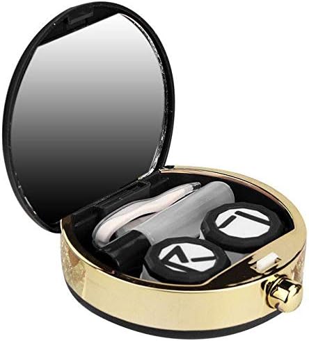 Mini Contact Lens Case Box Container Holder Box - Black price in Saudi ...