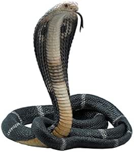 Amazon.com: 13 Inch Animal Figure Coiled King Cobra Snake Collectible ...