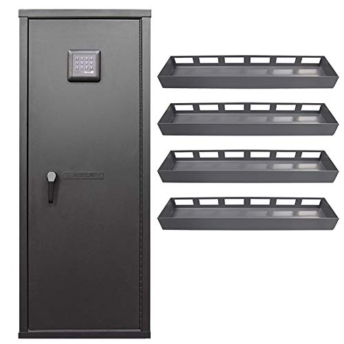Secureit Agile 52 Gun Safe with (4) 6 Louver Storage Trays: Holds 6 ...