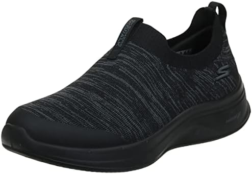 Skechers Womens Go Walk Steady Slide On Shoes, Color: Black/Black, Size ...