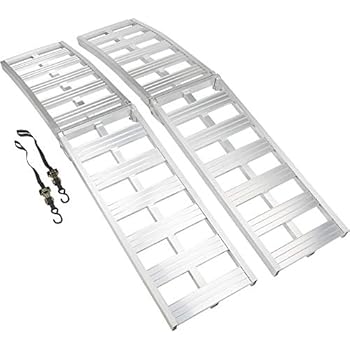 Amazon.com: Ultra-Tow Bi-Fold Arched Aluminum Loading Ramp Set - 3000 ...