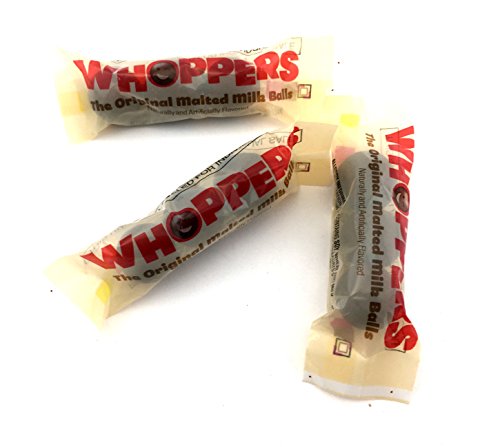 WHOPPERS Candy, Chocolate Covered Malted Milk Balls, Fun Size 3 Balls ...