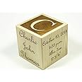 Amazon.com: Personalized Baby Block - 3", Engraved Baby Block, Wooden ...