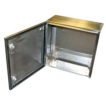BUD Industries Series SNB NEMA 4 Stainless Steel Box with Mounting ...