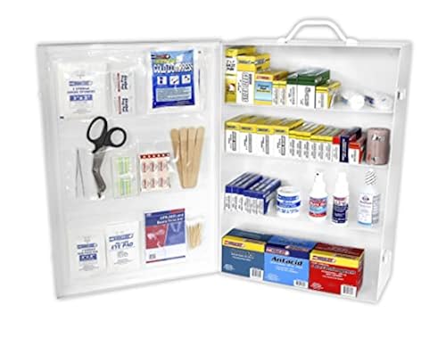 Rapid Care First Aid 80095 4 Shelf ANSI/OSHA Compliant All Purpose ...