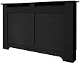 Adam Large Radiator Cover in Black, Wood,: Amazon.co.uk: Kitchen & Home