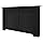 Adam Large Radiator Cover in Black, Wood,: Amazon.co.uk: Kitchen & Home